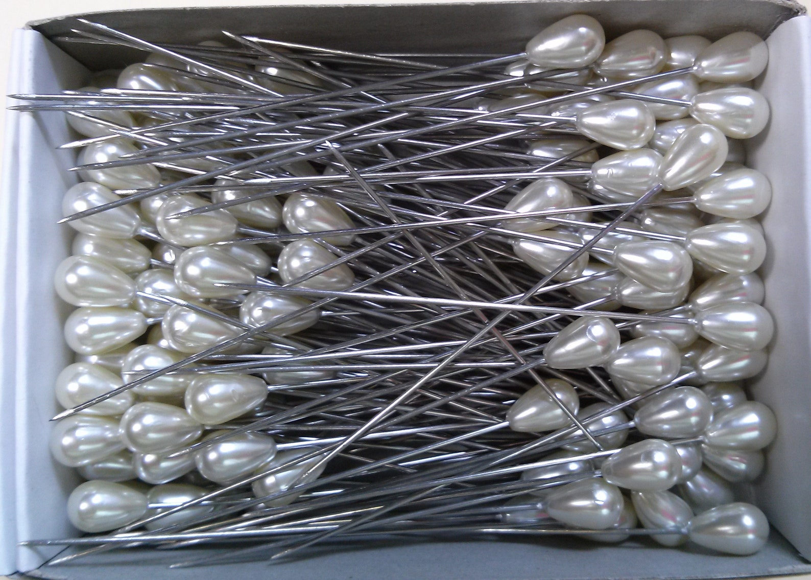 Pearl Pins Corsage Teardrop Pearl Headed Pins 2.5 | Etsy