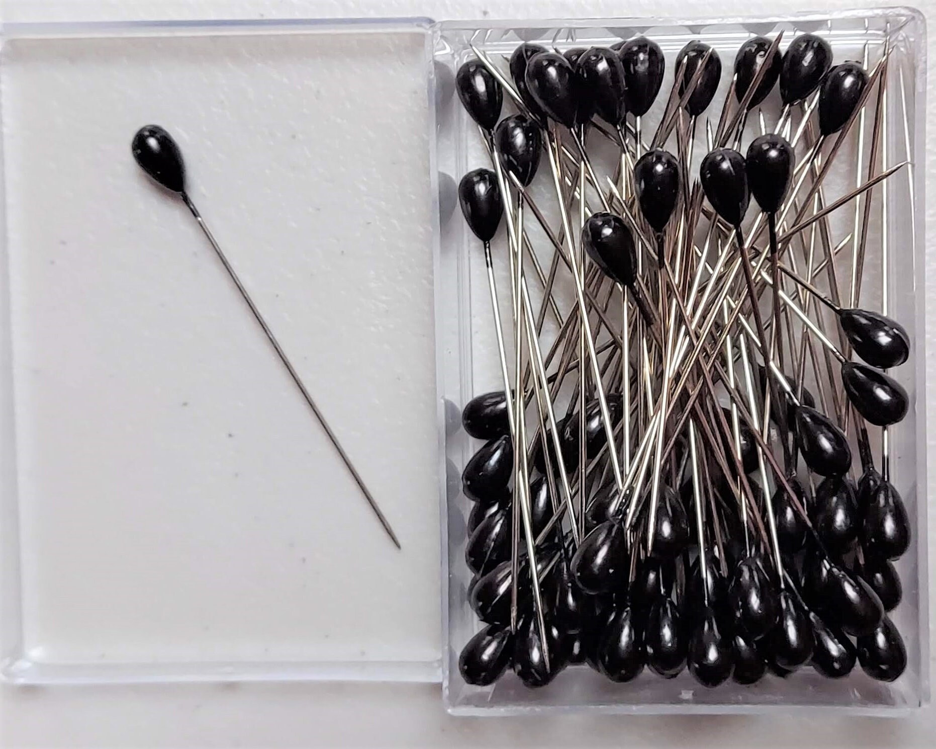 Black Pearl Craft Pins: Sharp Corsage & Hobby Pins, 4 Varieties - Etsy
