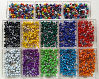 Map Push Pins: Variety Pack Matte Finish - Etsy