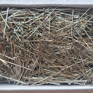 Sequin Pins for Crafts - HALF POUND Box - Choose Silver 3/4" or Silver ...