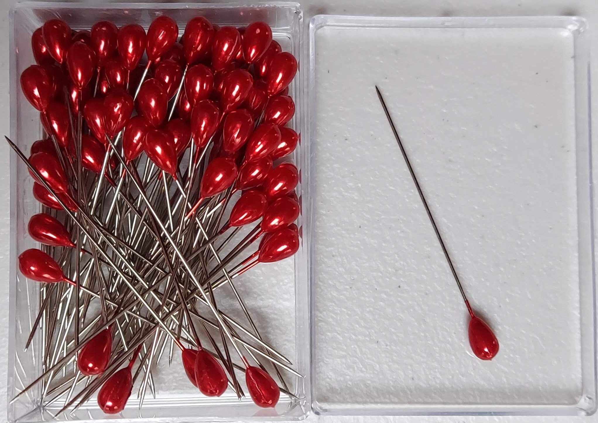 Pearl Pins Corsage Teardrop Pearl Headed Pins 2.5 | Etsy