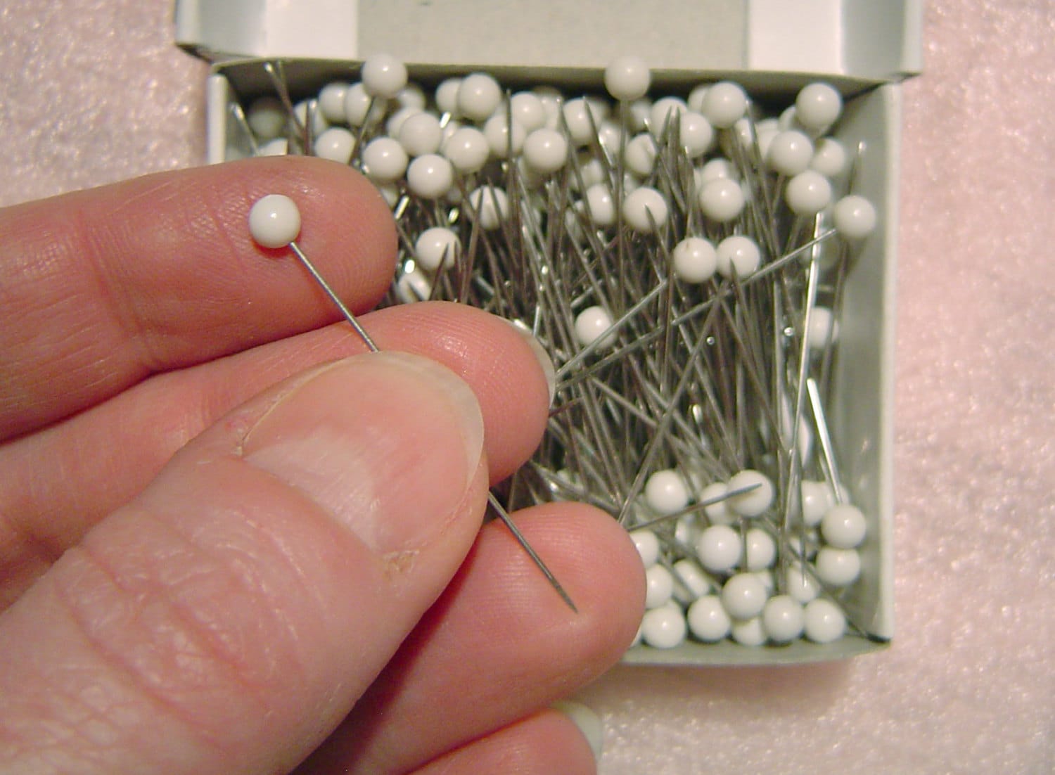 White Craft Pins 1.5 Hobby Pins 250 per Box SHARP - Etsy