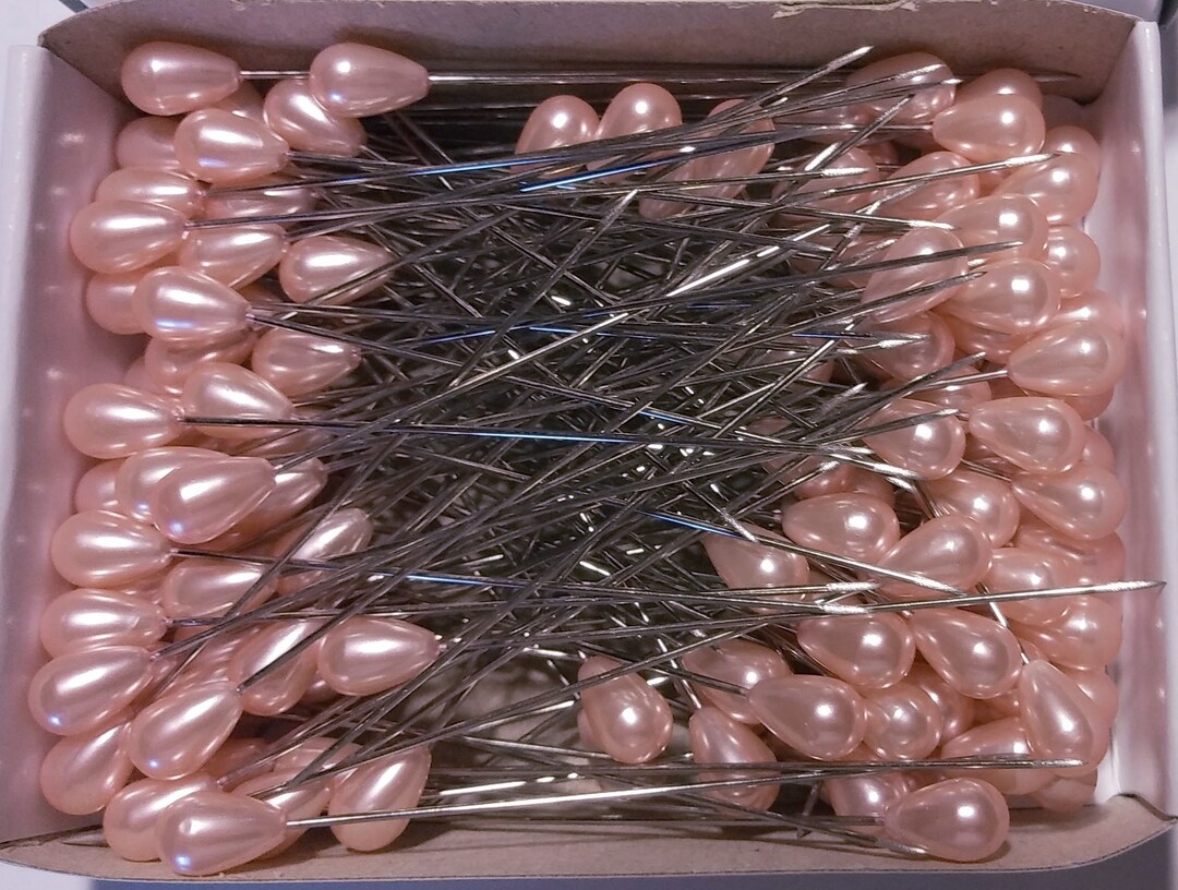 Pale Pink Pearl Corsage Pins: Teardrop Head, Stainless Steel (144 Count ...