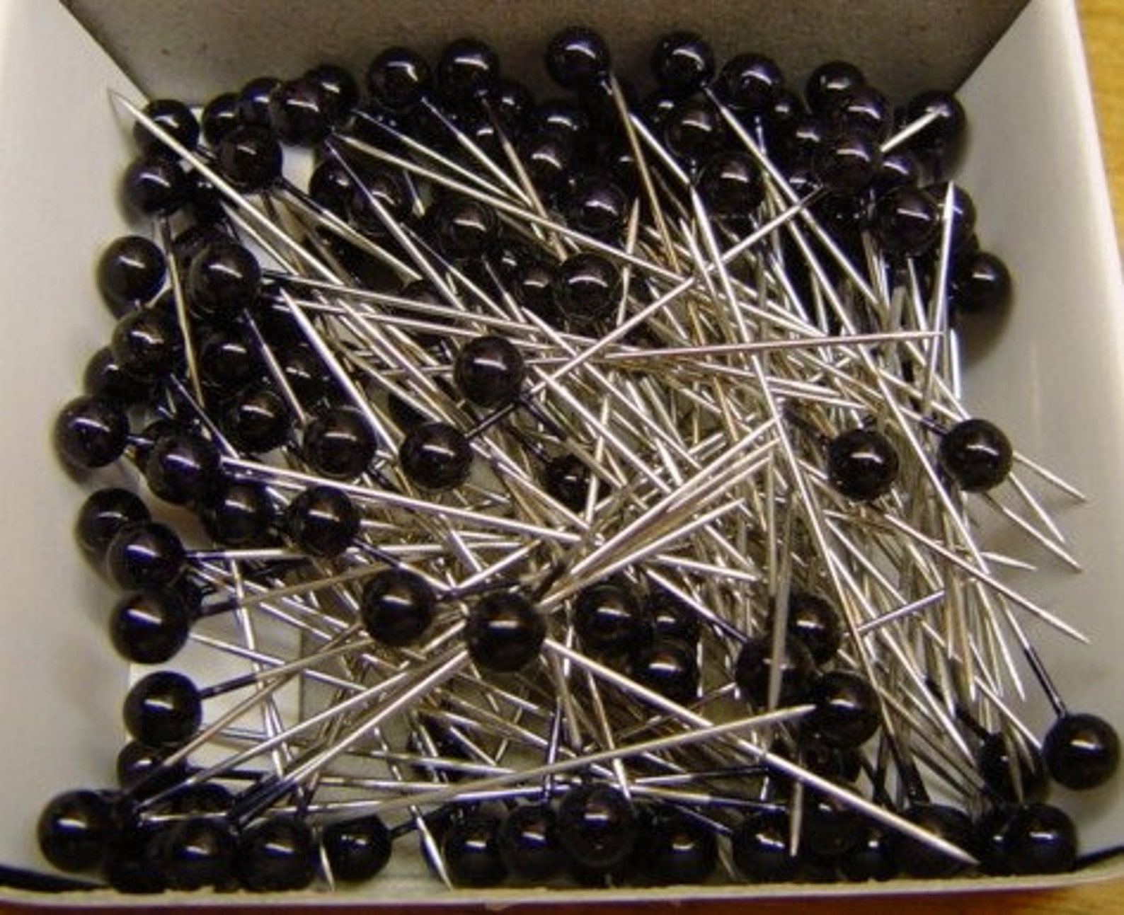 Black Pins 1.5 Craft Pins, Shiny Ball Heads, SHARP Pins Wedding Bouquet ...