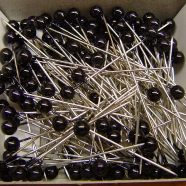 Black Head Pins - Etsy