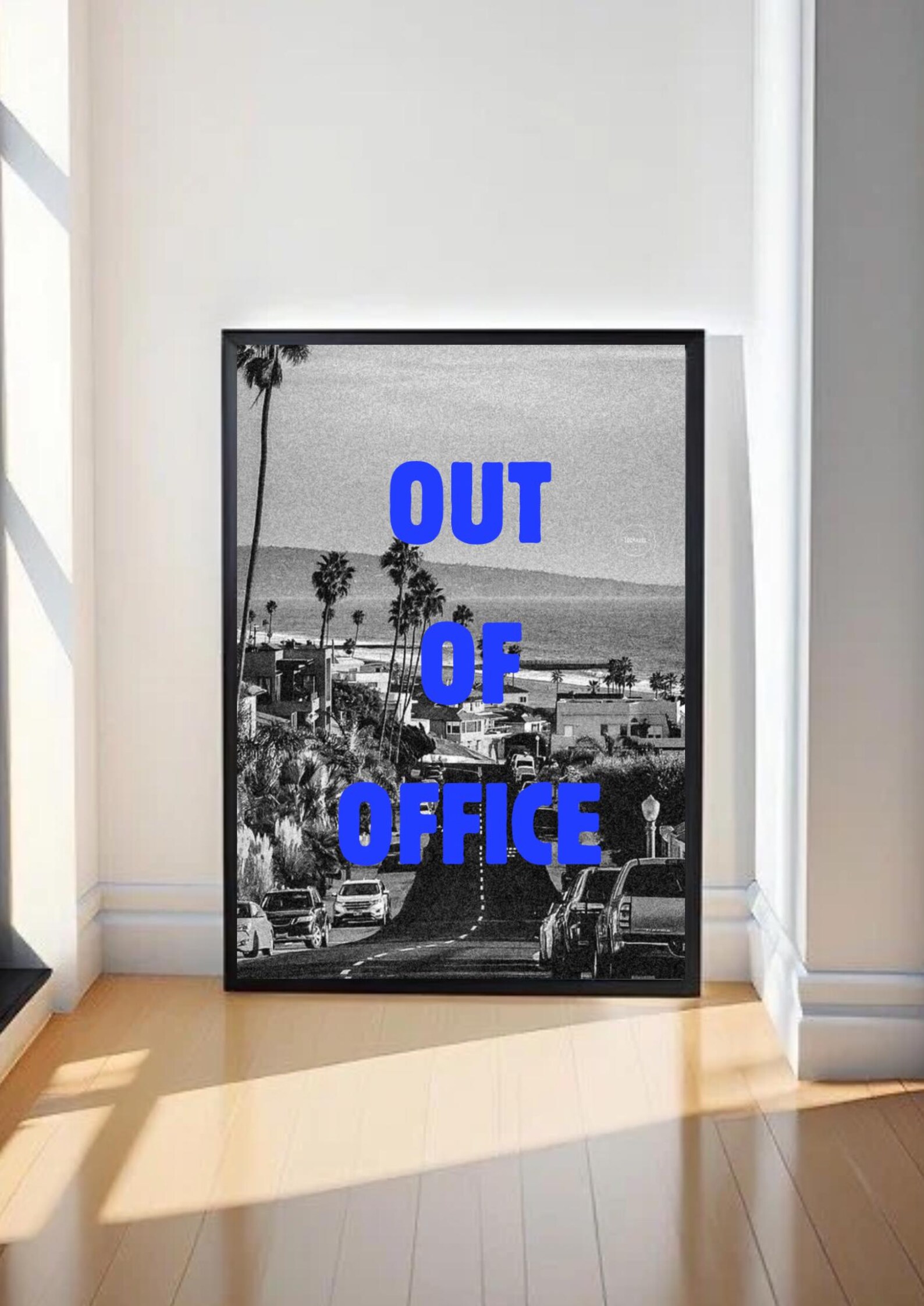 Out of Office Digital Poster, Retro Wall Print, Aesthetic Beachy Poster ...
