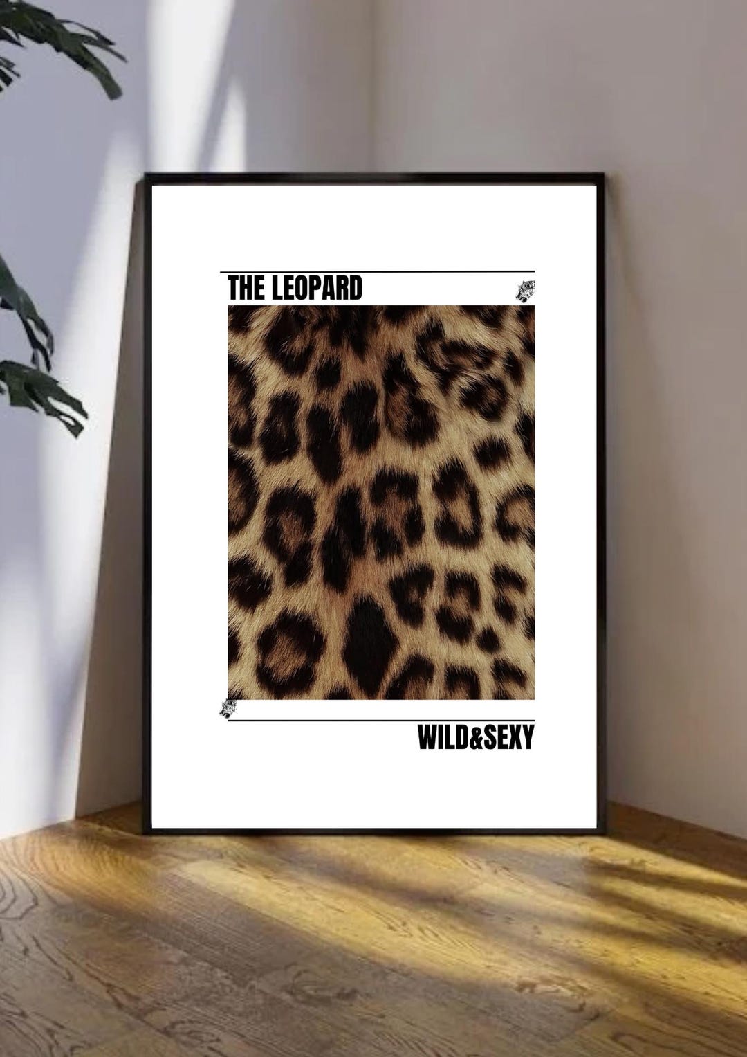 Leopard Wall Decor,leopard Pattern Printable Art,luxury Typography ...