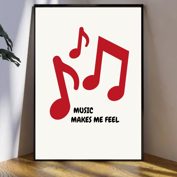Music Note Poster - Etsy