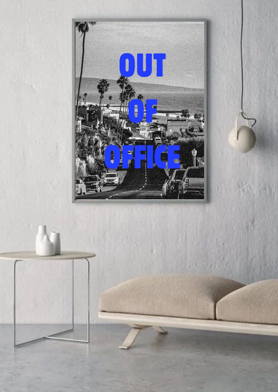 Out of Office Digital Poster, Retro Wall Print, Aesthetic Beachy Poster ...