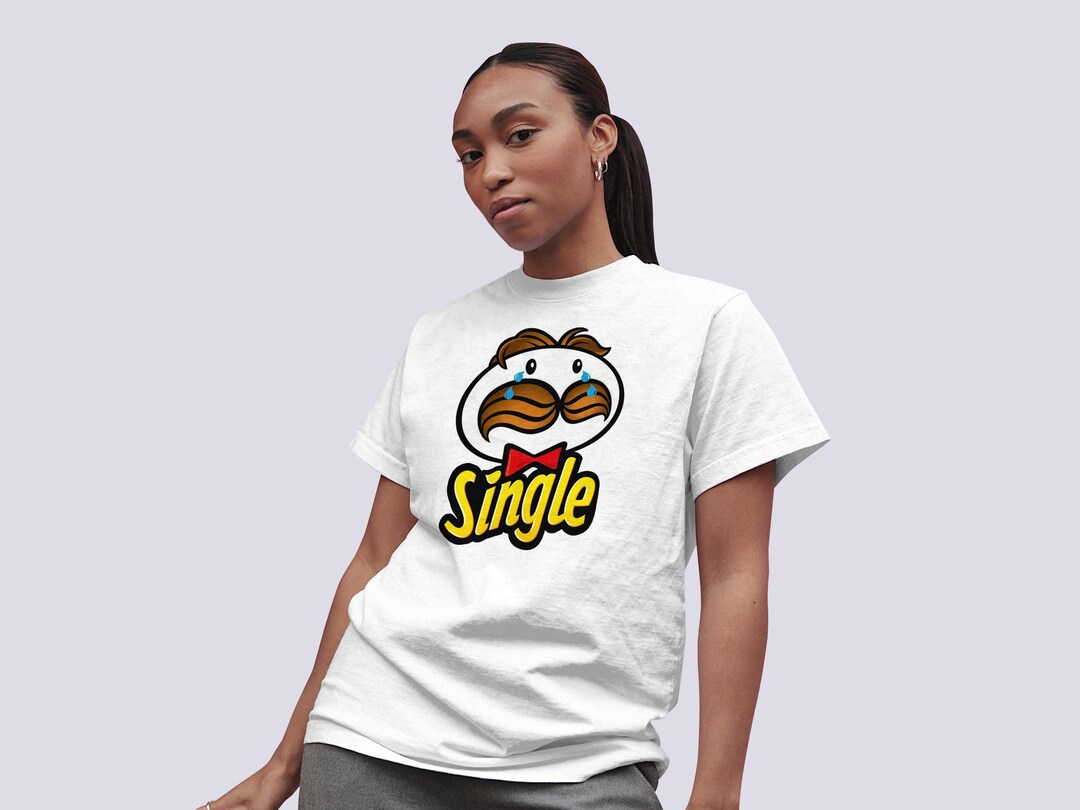 Single Pringles Meme T-shirt Tiktok Meme T-shirt T-shirt Print Meme ...