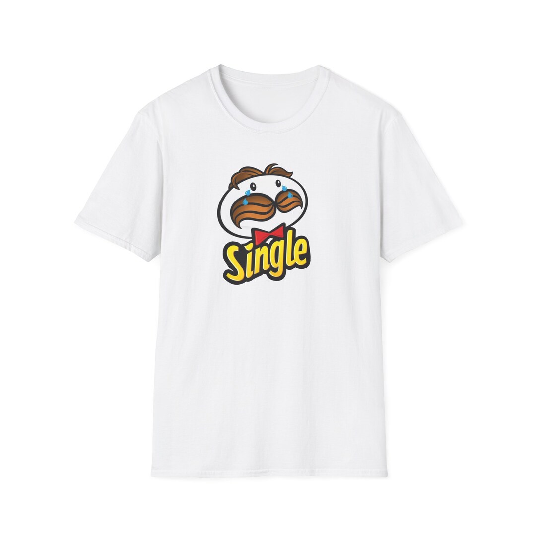 Single Pringles Meme T-shirt Tiktok Meme T-shirt T-shirt Print Meme ...