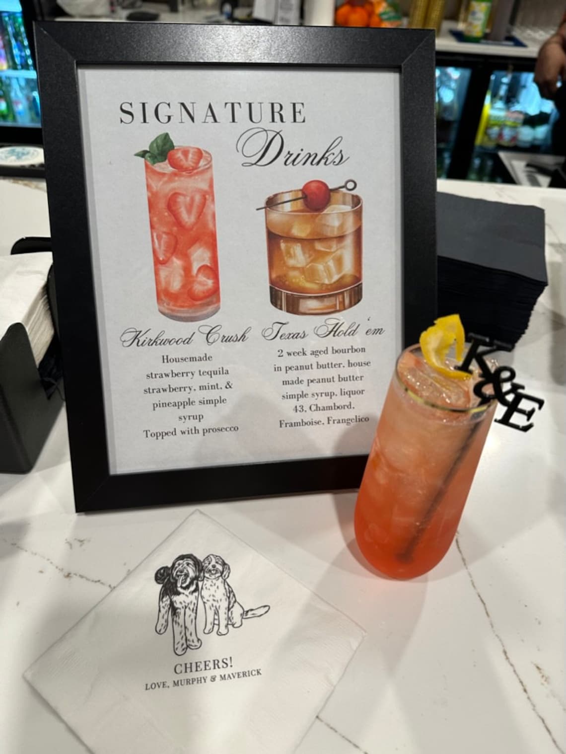 Signature Drink Sign Downloadable Template for Weddings, Events ...