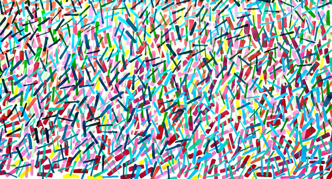 Modern Art Multicolour Painting Original Artwork Large Canvas Art by ...