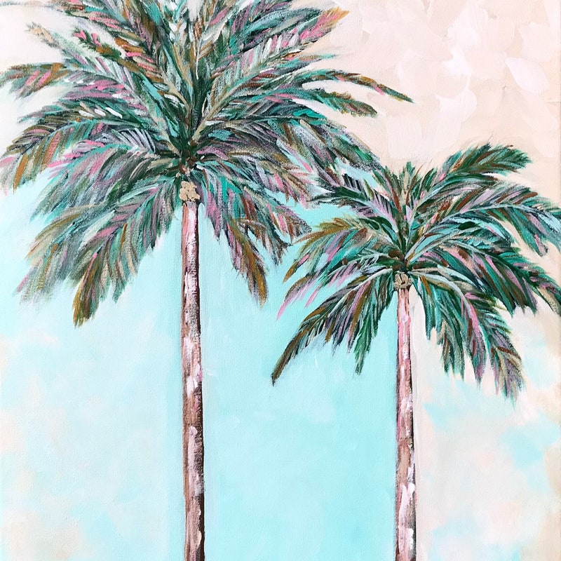 Palm Tree Paintings - Etsy