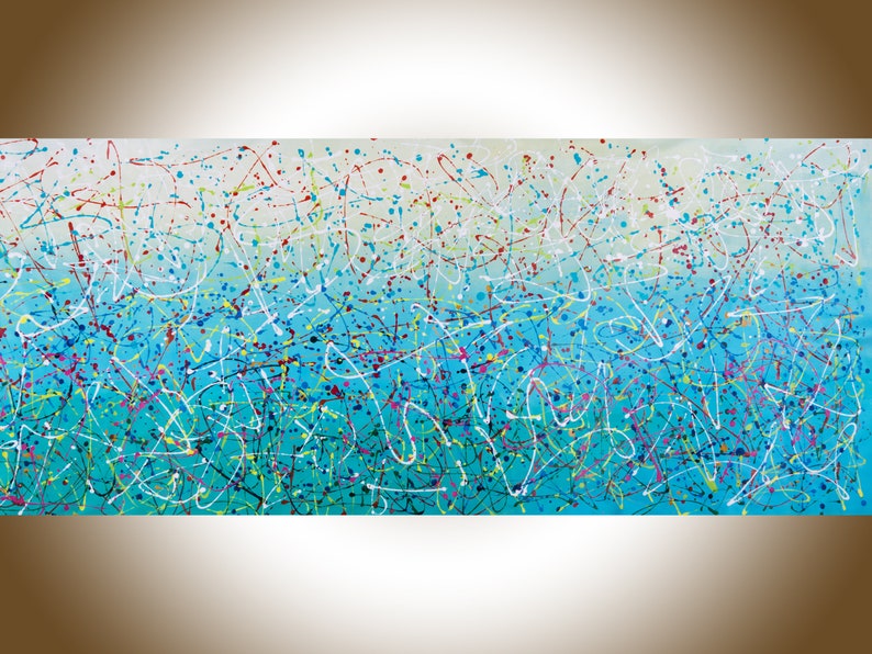 Landscape painting large Wall Art original painting by YIQI LI | Etsy