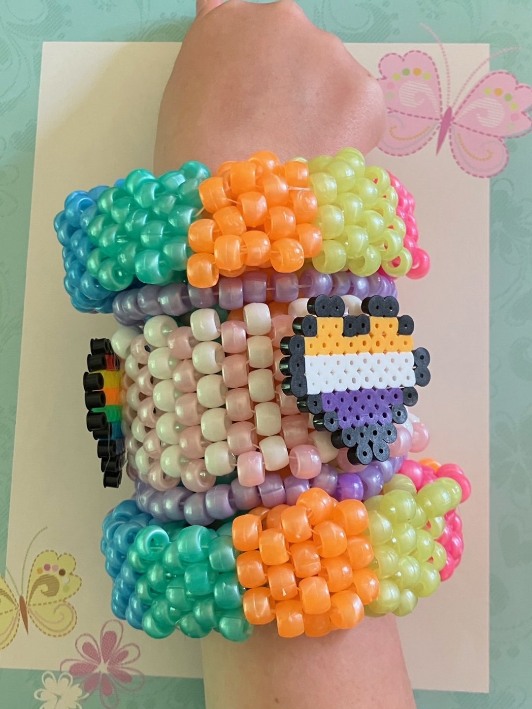 Custom Large Rotator Cuff Kandi Bracelet - Etsy