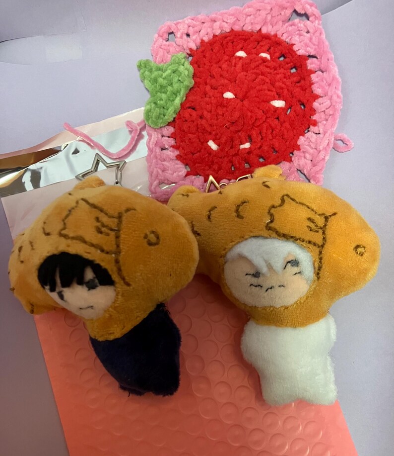 Alien Stage Taiyaki Plush Keychains - Etsy