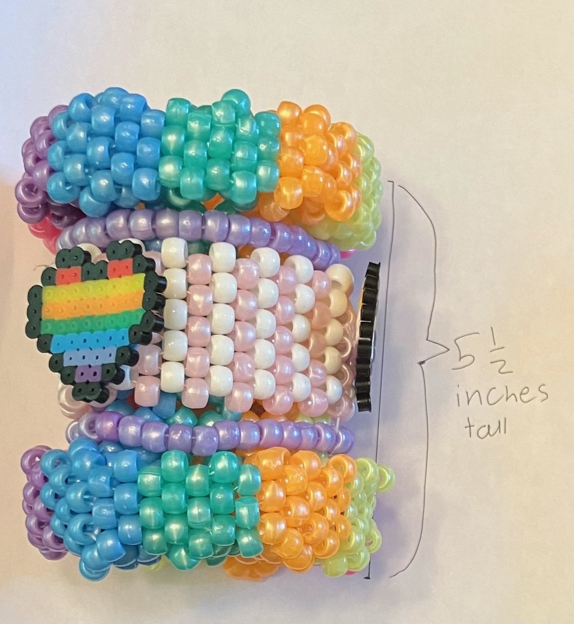 Custom Large Rotator Cuff Kandi Bracelet - Etsy