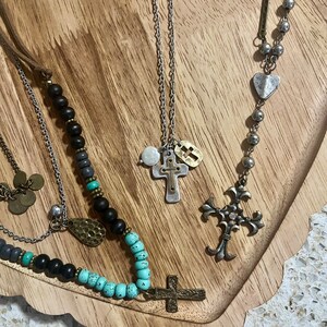 Cross Necklace Set (3 Necklaces) - Etsy