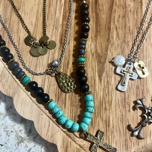Cross Necklace Set (3 Necklaces) - Etsy