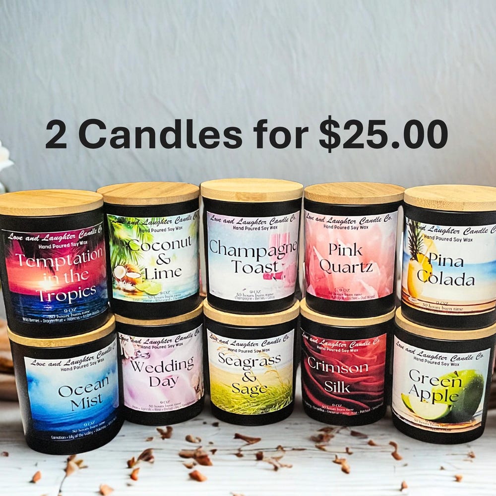 LoveLaughterCandleCo - Etsy