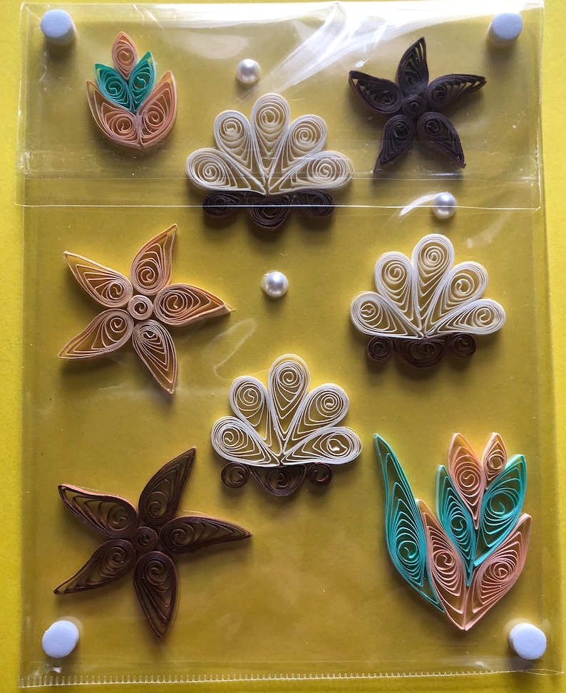 Quilled Sticker Packs (elements of Nature) Rare Find - Etsy