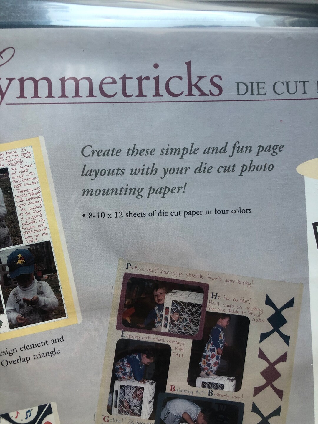 Photo Mounting Paper and Cut Outs. Symmetricks Die Cut Paper 328 Shapes ...