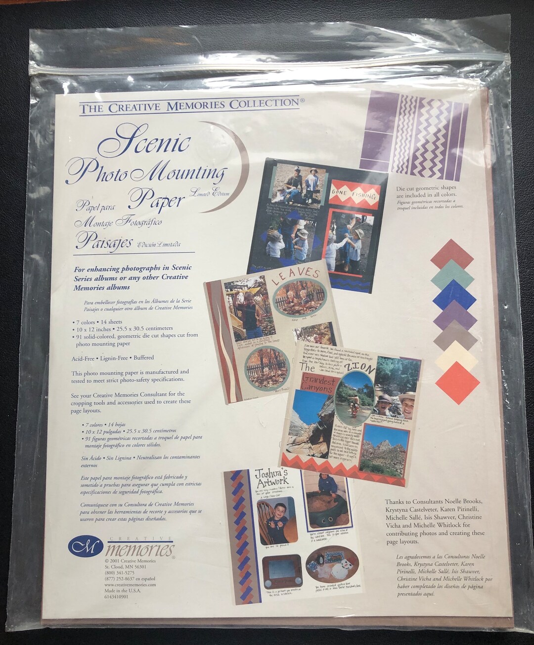 Photo Mounting Paper and Cut Outs Scenic “creative Memories” - Etsy