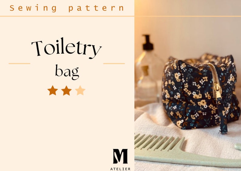 Toiletry / Vanity Bag Sewing Pattern - Etsy