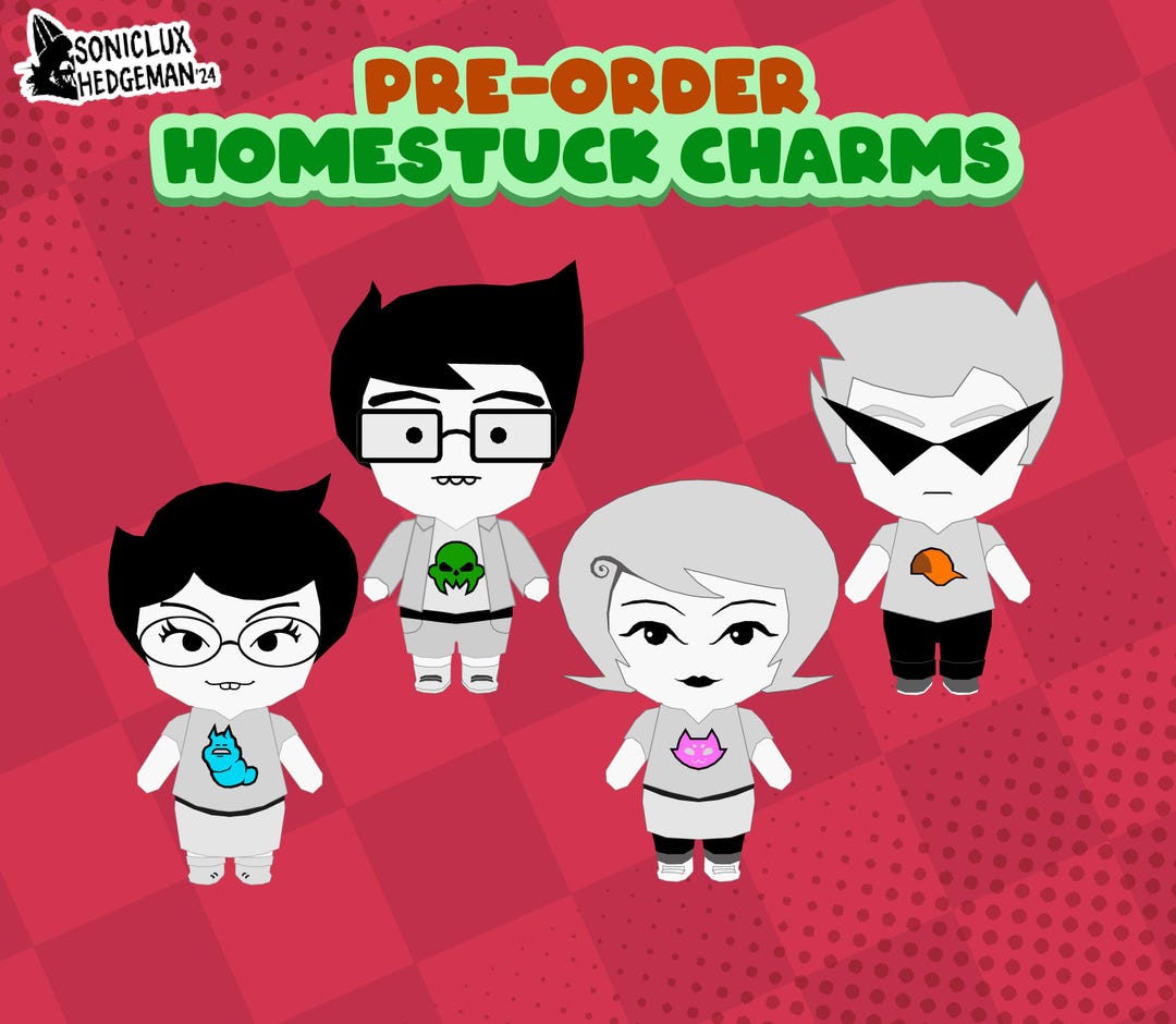 Homestuck Acrylic Keychains: Low Poly Sburb Kids (50mm) - Etsy