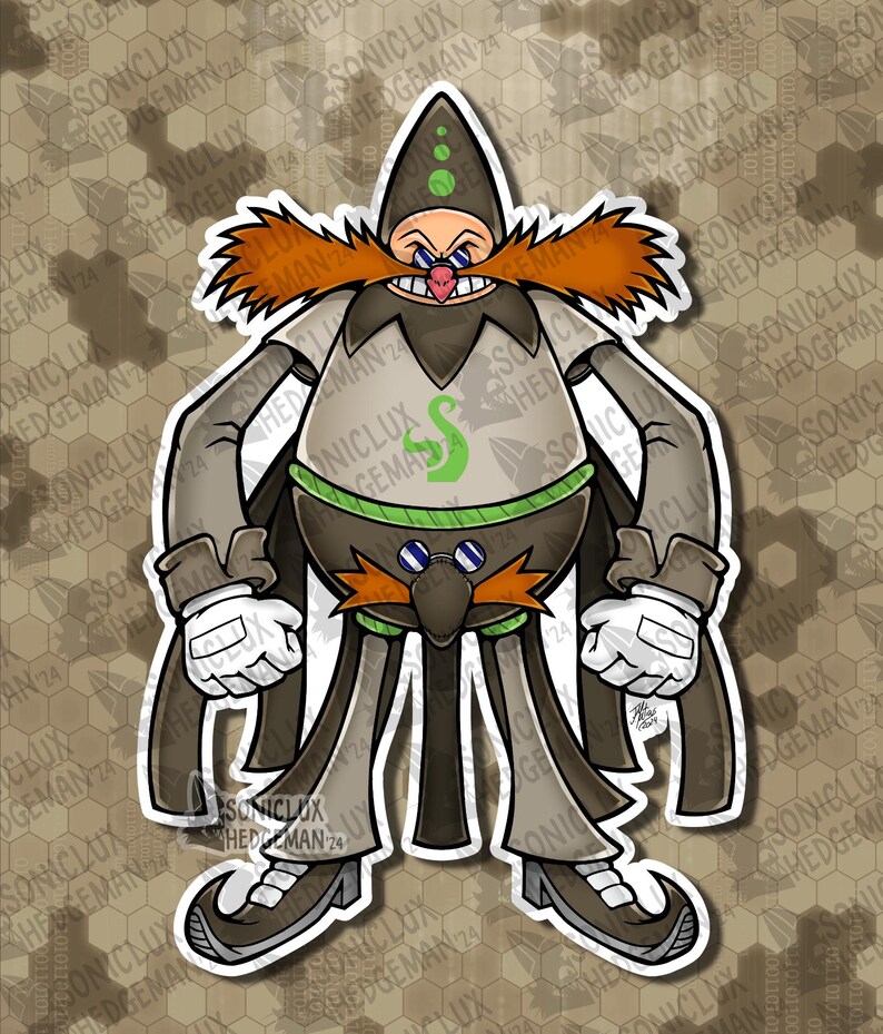 Eggman - Bard of Life - Sonic the Hedgehog + Homestuck Die-cut Vinyl ...