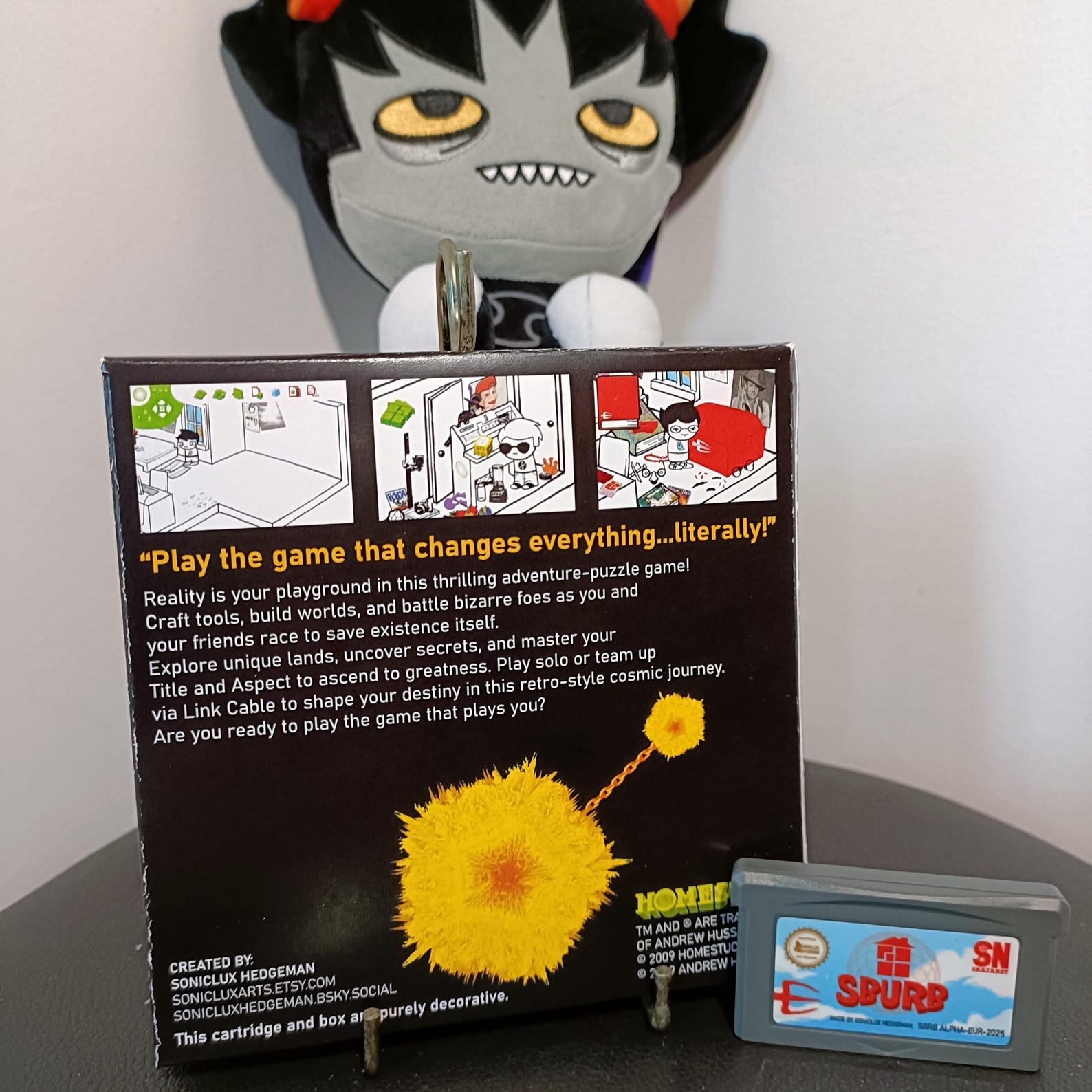 LIMITED EDITION | Sburb Alpha – Decorative Game Bro Advance Cartridge ...