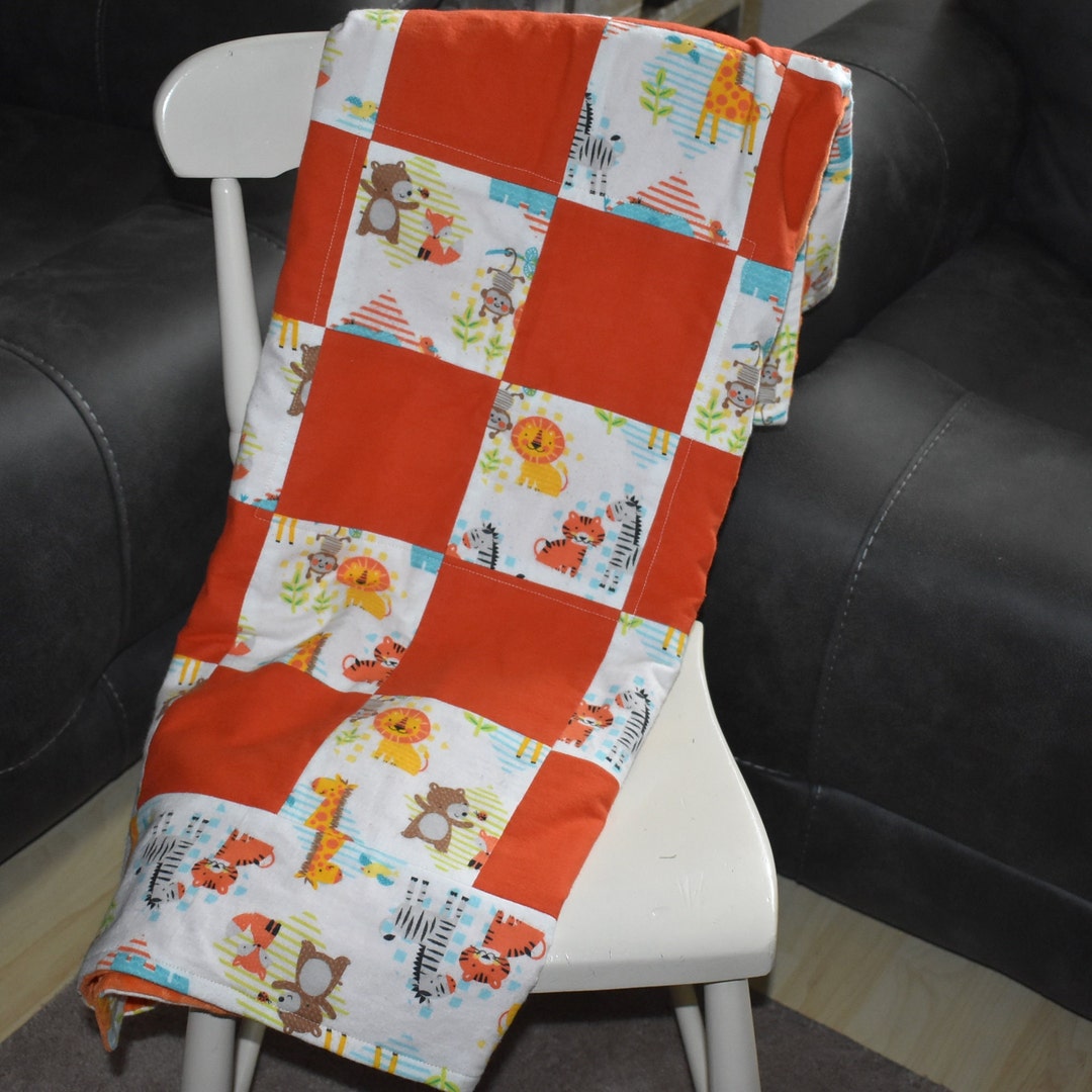 Patchwork Quilt - Patchwork Blankets - Zoo Animals - Etsy