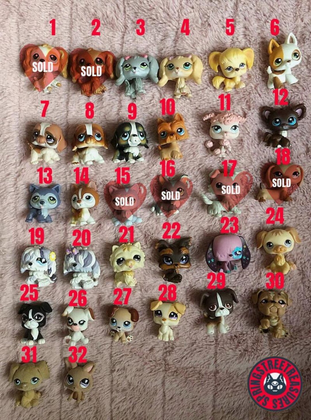 Authentic Littlest Pet Shop, LPS, Lot Rare LPS Dogs - Etsy