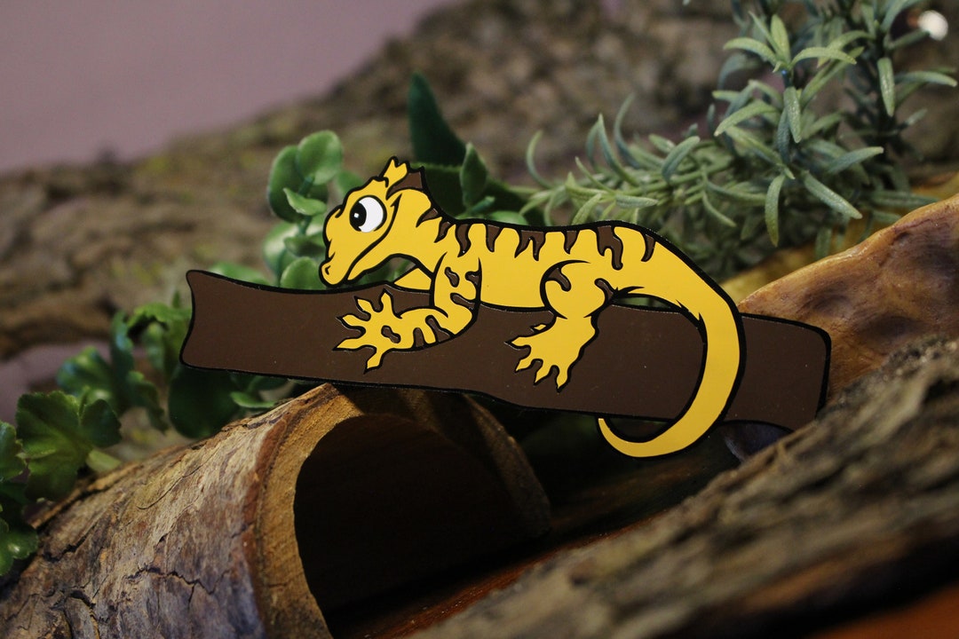 Crested Gecko Sticker - Etsy
