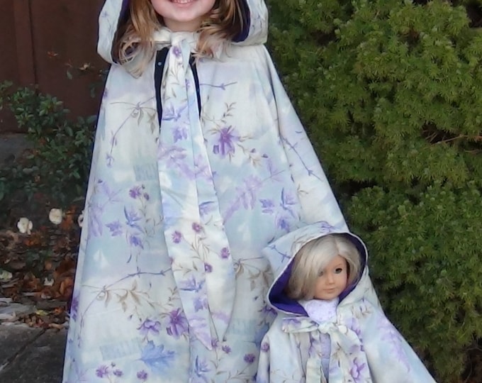 GIRLS HOODED CAPE Pattern Sizes 2 to 6 - Etsy