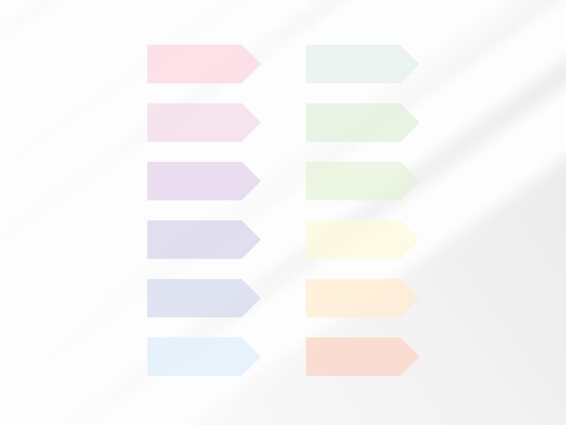 DIGITAL Sticky Notes, Transparent Digital Stickers, Digital Planner ...