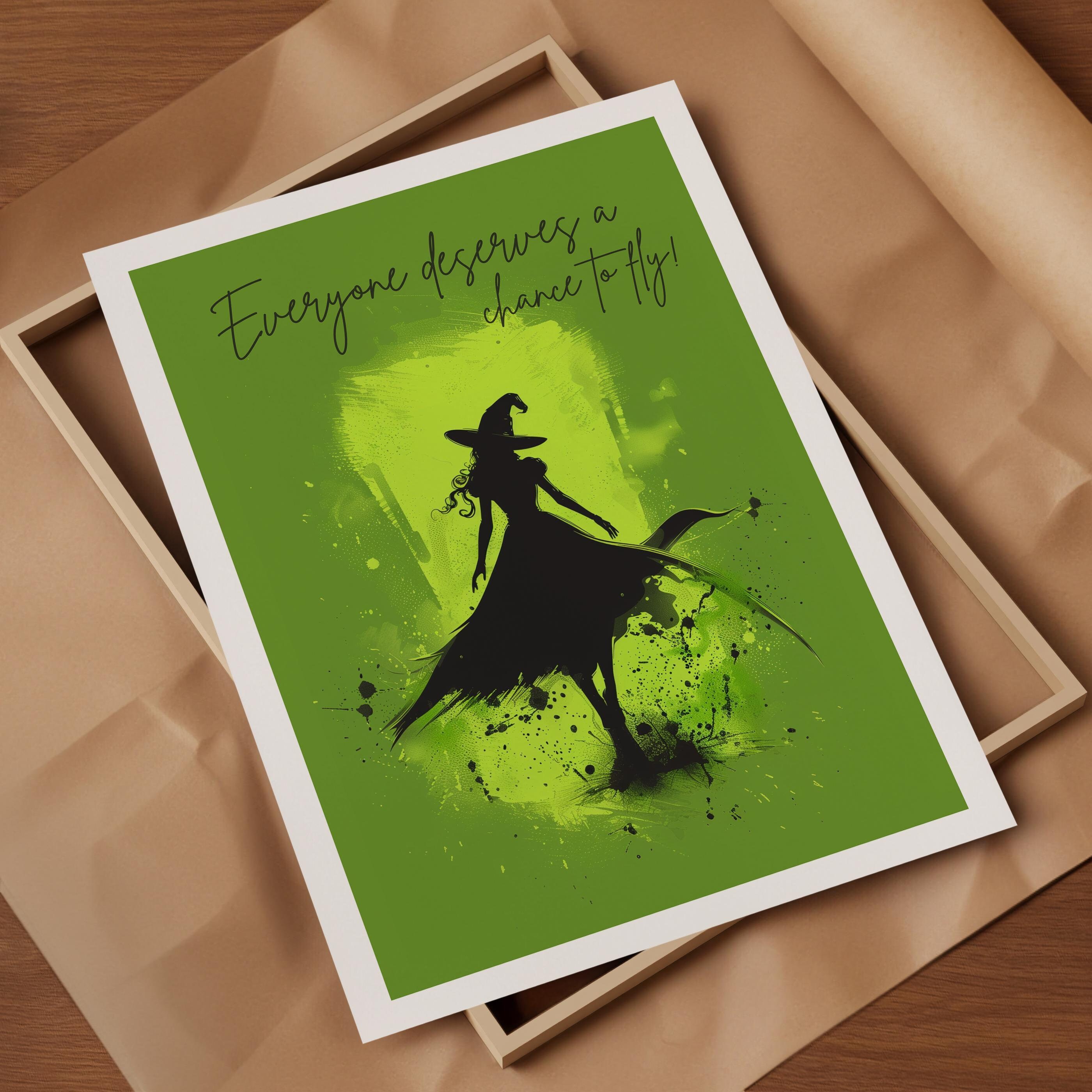 Broadway Wicked Poster | Customizable Wicked the Musical Wall Art ...