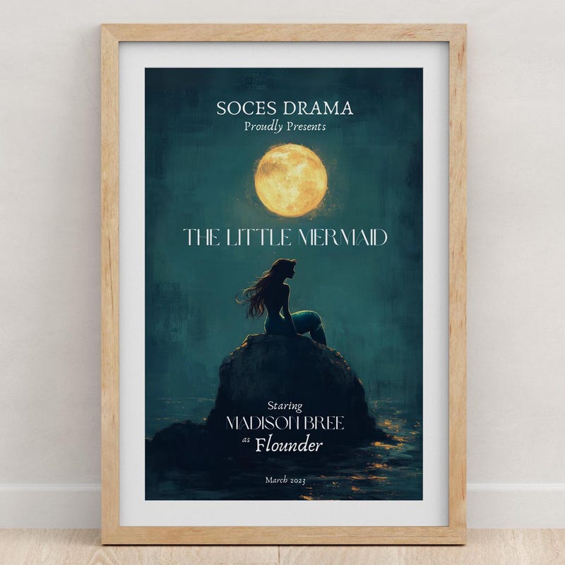 The Little Mermaid Posters - Etsy