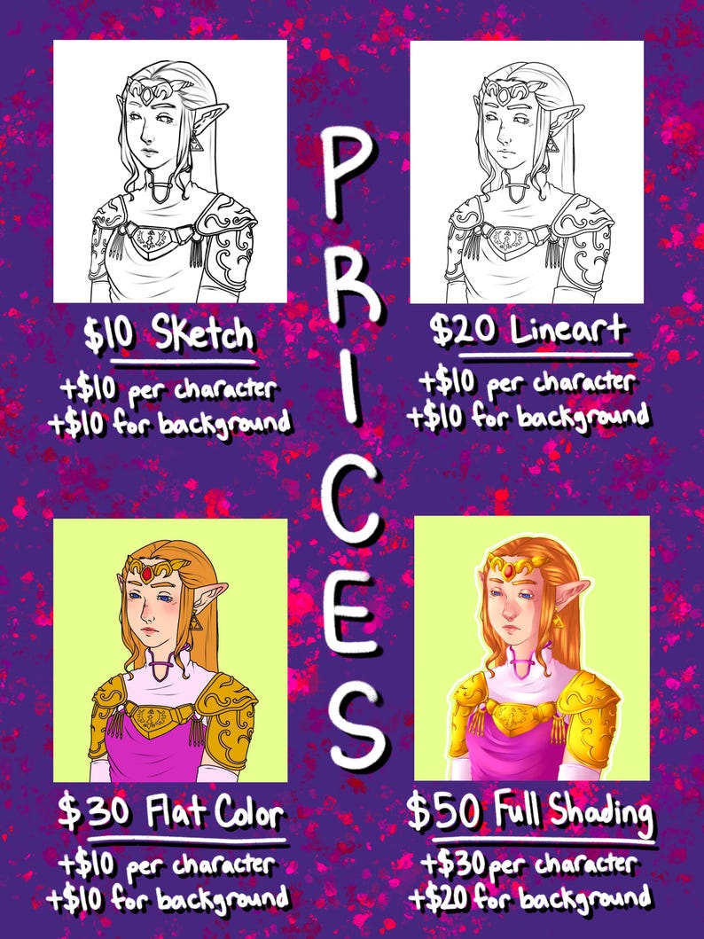 Bust Commissions READ DESCRIPTION - Etsy