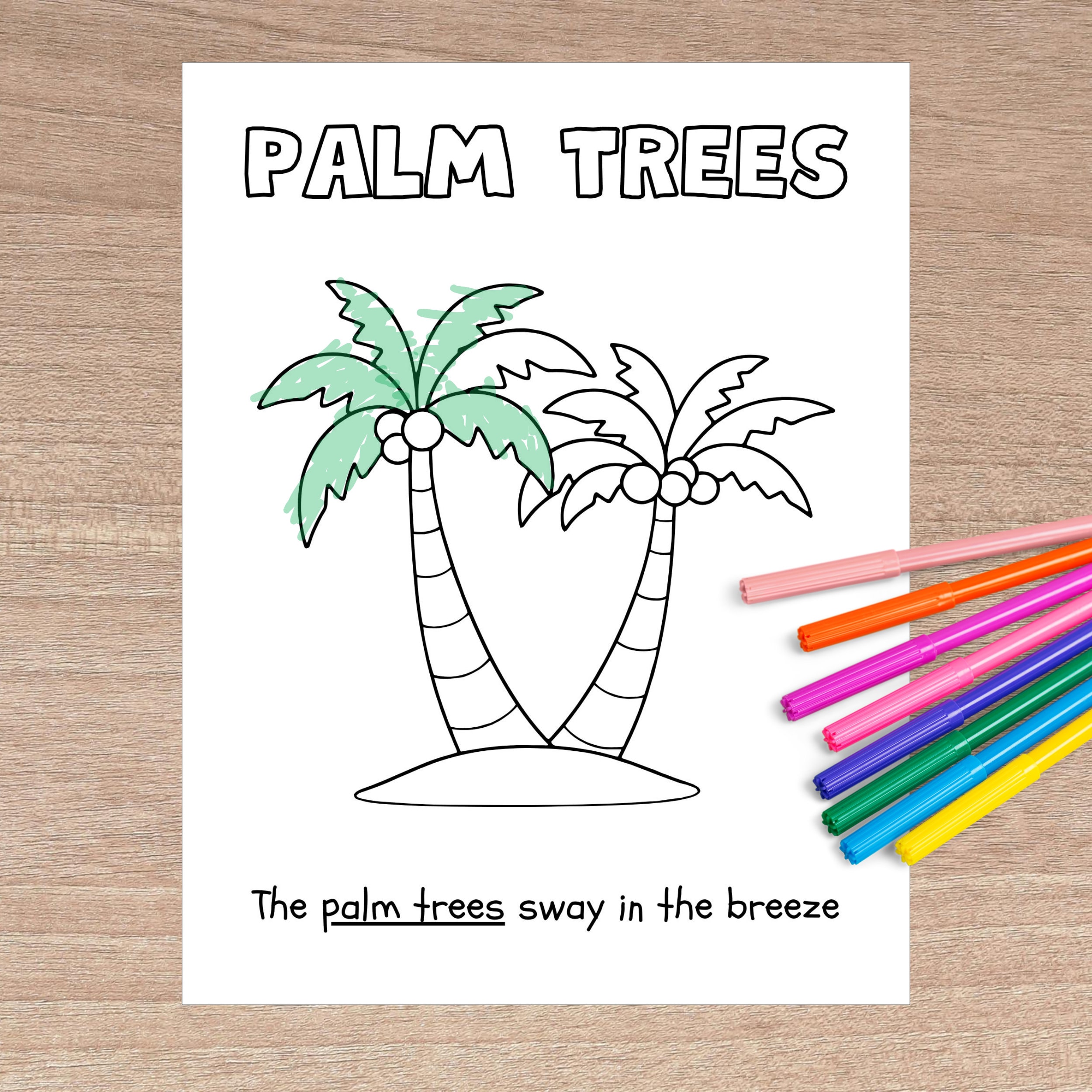 10 Printable Coloring Pages | Educational | Summer Beach Themed | Ideal ...