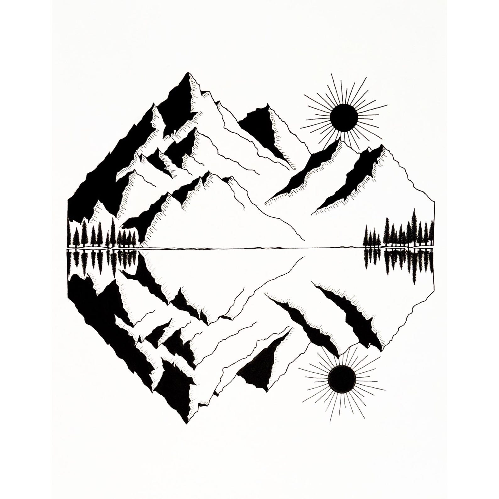 Mirror Mountain - Etsy