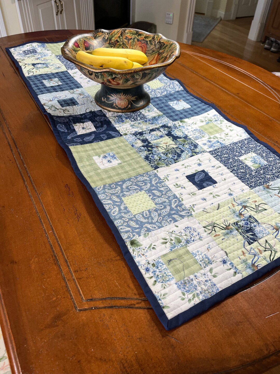 Homemade Quilted Table Runner - Etsy