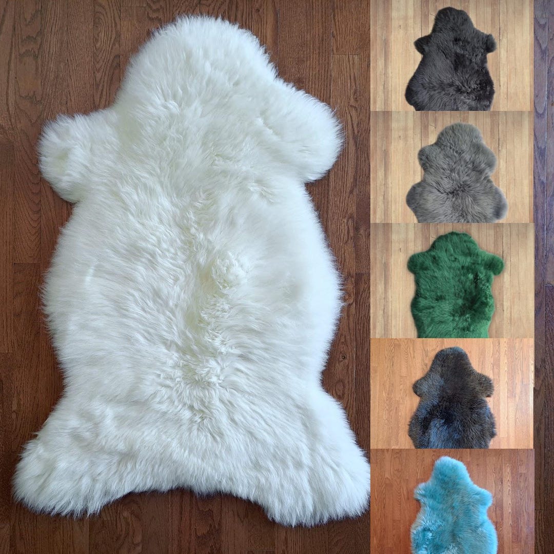 REAL Sheepskin Area Rug or Throw | Genuine Sheepskin From Europe ...