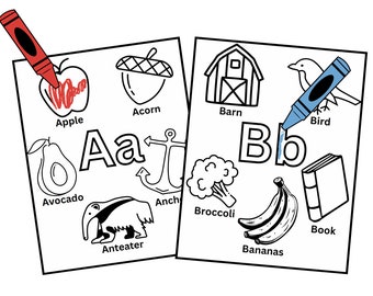 26 Alphabet Coloring Pages, Alphabet Coloring Page Printables, Alphabet ...