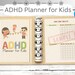 Kids ADHD Planner, Schedule, Routine, Chores, Tasks, Reminders, Ebook ...