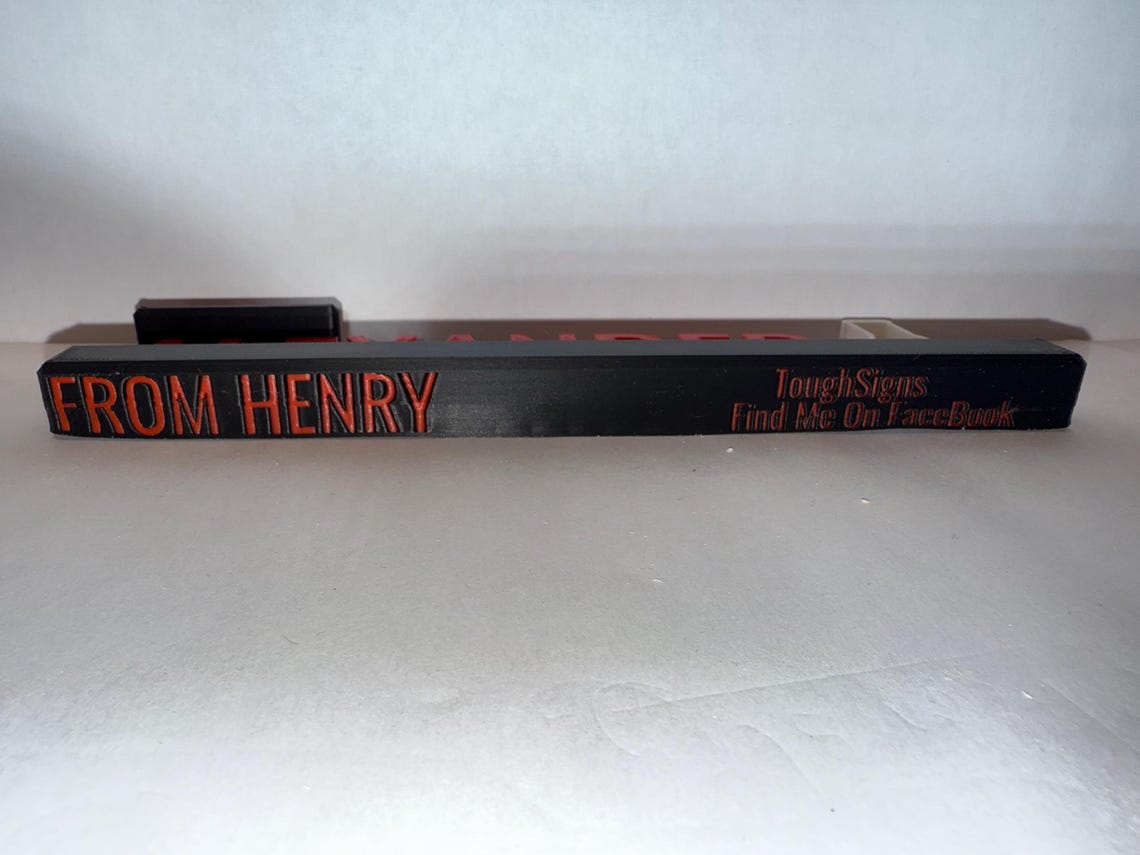 Personalised 3D Printed Desk Name Plate: Teachers Gift, Leaving Gift ...