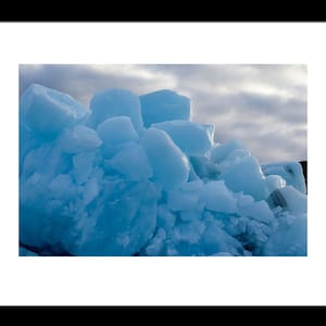 Blue Ice, Iceland - Original Color Photograph by Kim Bailey - Etsy