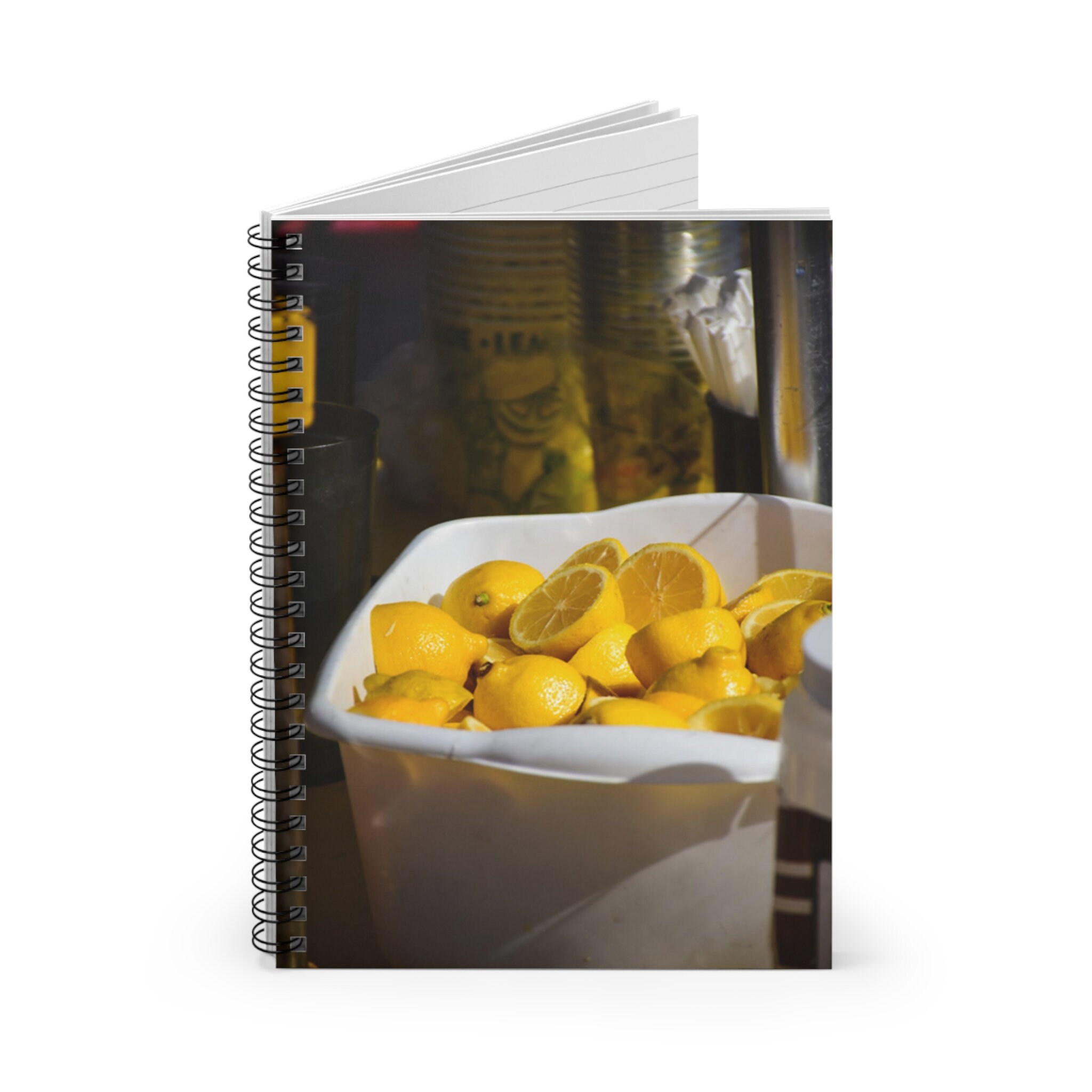 Spiral Notebook "lemonade" Photograph by Kim A. Bailey - Ruled Line ...
