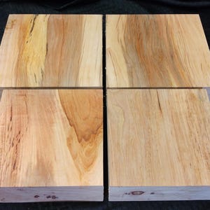 Pecan Wood Bowl Blanks | 5"-6"-7" X 2.25" | Wood Turning | Figured | - Etsy